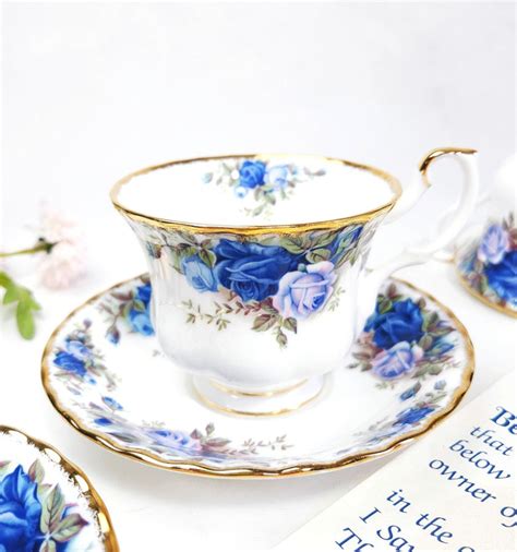 로얄알버트 영국 로얄알버트 문라이트 로즈 찻잔 빈티지 로얄알버트커피잔 위시버킷