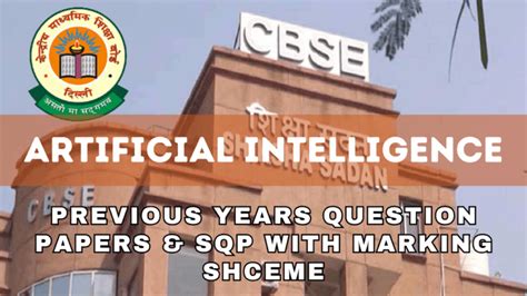 Cbse Class 12 Artificial Intelligence Question Papers Of The Previous Year Question Paper