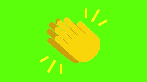 Clapping Animation Stock Video Footage For Free Download