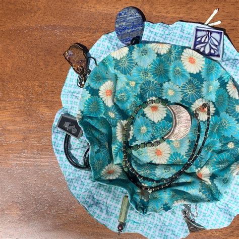 Drawstring Jewelry Pouch Jewelry Storage Travel Jewelry Pouch Travel