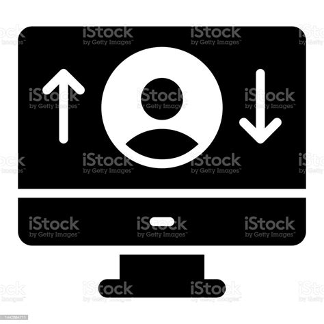 교환 사람 아이콘입니다 사용자 인터페이스 벡터 일러스트레이션 라인 아트 스타일의 간단한 벡터 기호 및 트렌디 한 기호로 디자인 및 웹 사이트 또는 모바일 앱 교환에 대한