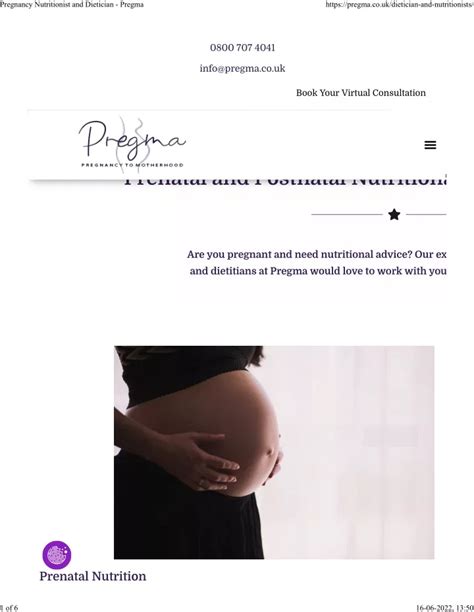 Ppt Contact Pregnancy Nutritionist And Dietician Online At Pregma
