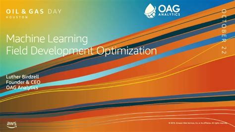 Machine Learning Field Development Optimization Oag Analytics Youtube