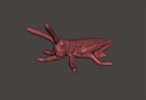 🦗 Grasshopper Scan・ Obj File For 3d Printing・cults