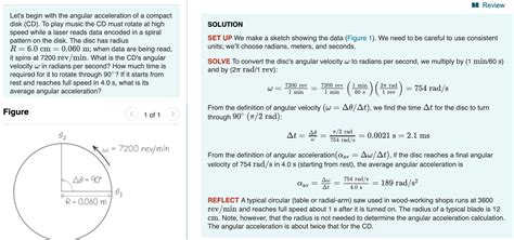 Solved Find The Angular Acceleration Of The Record If It