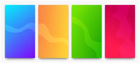 Modern Colorful Gradient Background With Wave Lines 43503490 Vector Art At Vecteezy