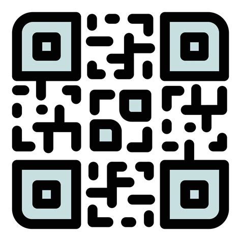 Online Qr Code Icon Outline Vector Mobile Scan 14347342 Vector Art At Vecteezy
