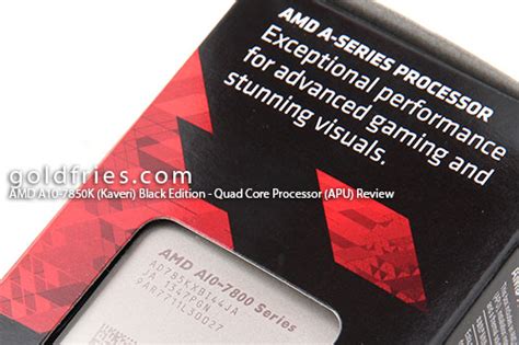 Amd A10 7850k Kaveri Black Edition Quad Core Processor Apu Review Goldfries