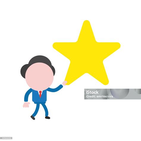 벡터 일러스트 레이 션 사업가 문자 산책 하 고 스타를 들고 1위에 대한 스톡 벡터 아트 및 기타 이미지 1위 개념 개념 기호 Istock