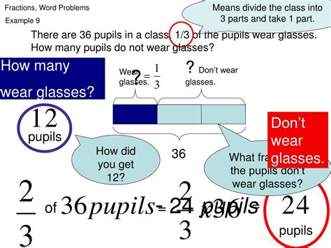 PPT Fractions Word Problems PowerPoint Presentation Free Download ID