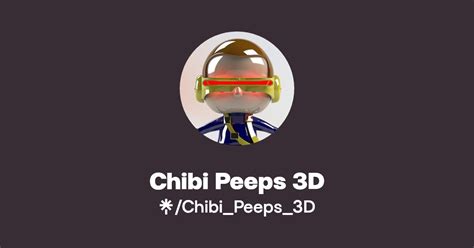 Chibi Peeps 3d Twitter Instagram Linktree