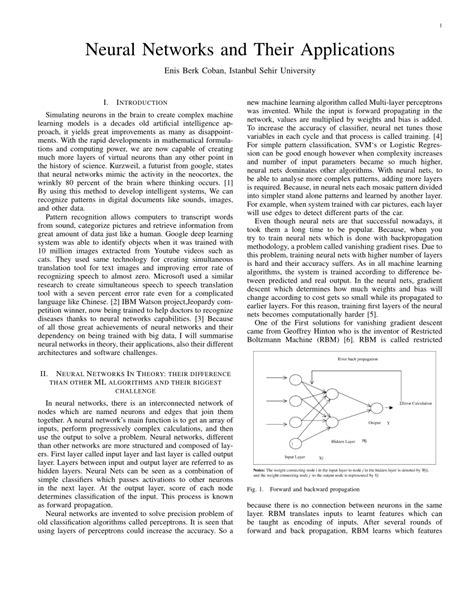 PDF Neural Networks And Their Applications