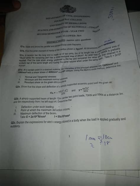 Q A State And Prove The Parallel And Perpendicular Axes Theorems Q B