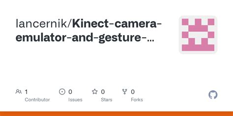 Github Lancernik Kinect Camera Emulator And Gesture Detection