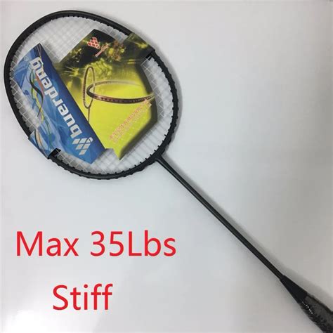 Buy 6u Max 35lbs Badminton Racket Stiff Shaft Light