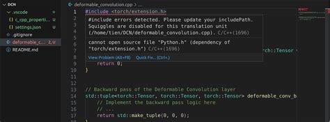 How To Include Torch Extension H Correctly C Pytorch Forums