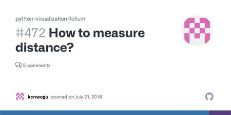 How To Measure Distance · Issue 472 · Python Visualizationfolium