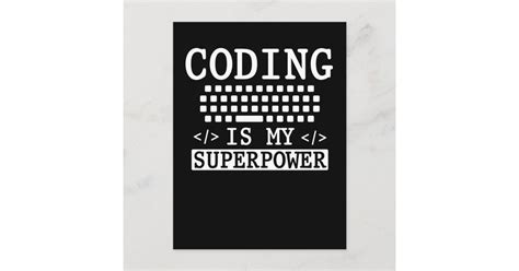 Funny Programmer Computer Science Coder Postcard Zazzle