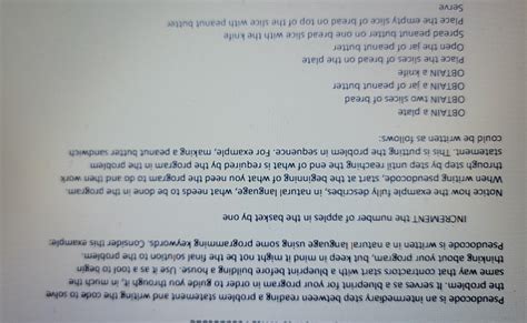 Solved 5 1 Final Project Building Block Two Pseudocode