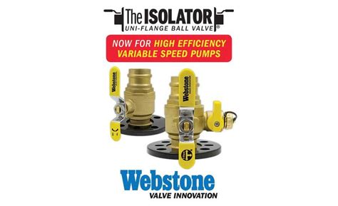 Webstone Isolator With Round Flange 2017 01 12 Plumbing And