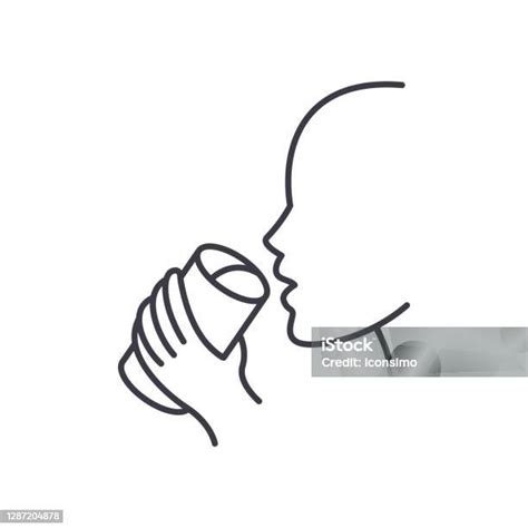 음료 유체 아이콘 선형 절연 일러스트레이션 얇은 선 벡터 웹 디자인 기호 흰색 배경에 편집 가능한 스트로크와 개요 개념 기호 0명에 대한 스톡 벡터 아트 및 기타 이미지