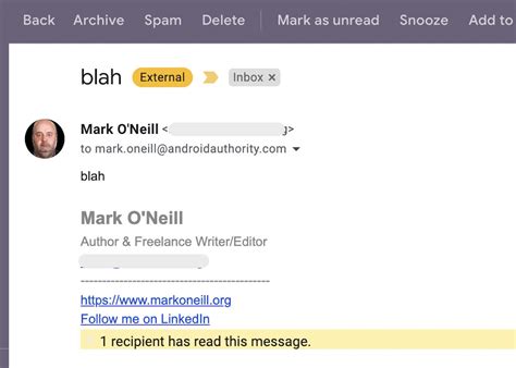How To Enable Read Receipts In Gmail Android Authority