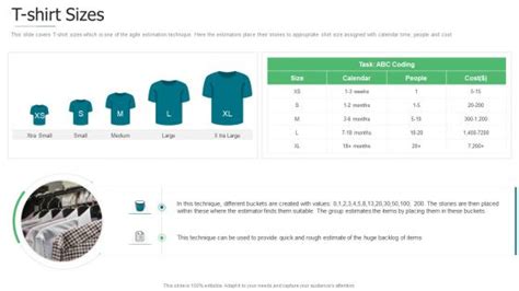 T Shirt Sizes Powerpoint Templates Slides And Graphics