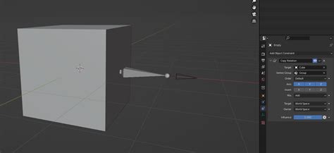 Copy Rotation Constraint Not Rotating Correctly When A Vertex Group Is Specified Animation And
