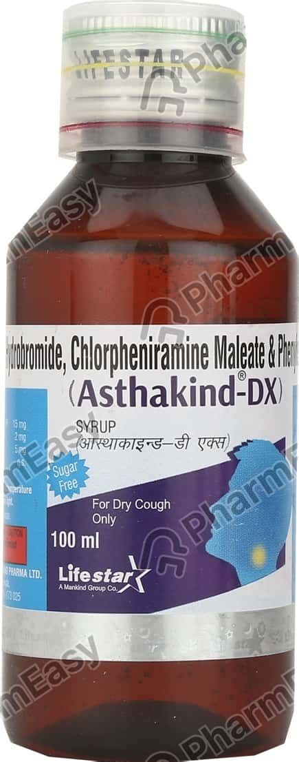 Asthakind Dx Syrup Sugar Free Uses Side Effects Price Dosage