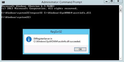 Regsvr32 Windows Vista