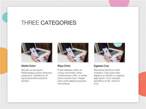 Colorful Dots Google Slides Theme Presentation Template