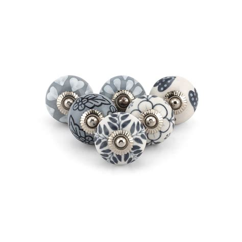 Craft Trade Cabinet Knobs Multicolor Assorted Knobs For Dresser Drawers Knobs Vintage Ceramic