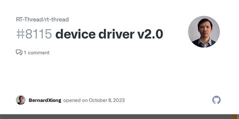 Device Driver V20 · Issue 8115 · Rt Threadrt Thread · Github