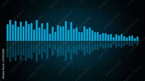 Waveform Grid Stock Template Adobe Stock