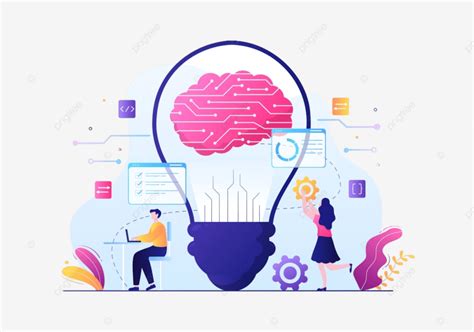 Artificial Intelligence Brain Vector Design Images Artificial