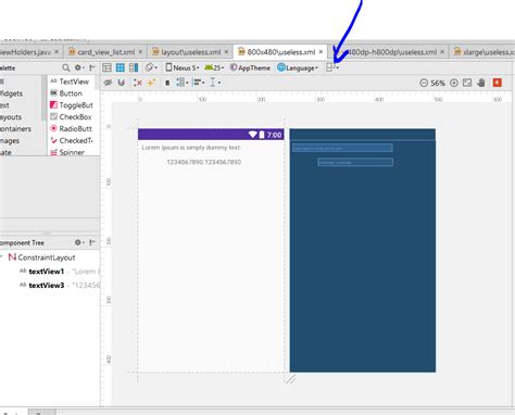 Android Constraintlayout On Small Screen Simple Stack Overflow
