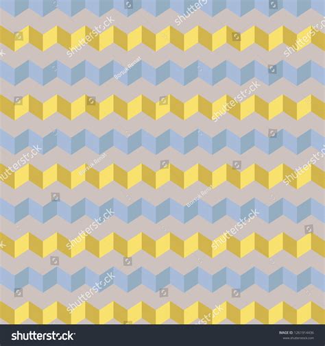 Zigzag Pattern Geometric Background Flat Style Stock Illustration Shutterstock
