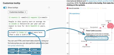 How To Insert Links In Charts Maps And Tables Datawrapper Academy