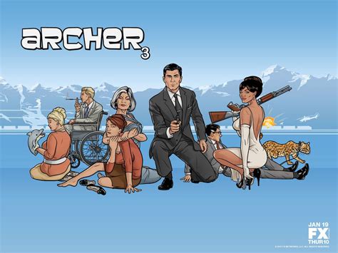 Sterling Archer 3 Poster Wallpaper Wallpapersok