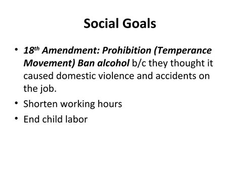 Progressive Movement Ppt