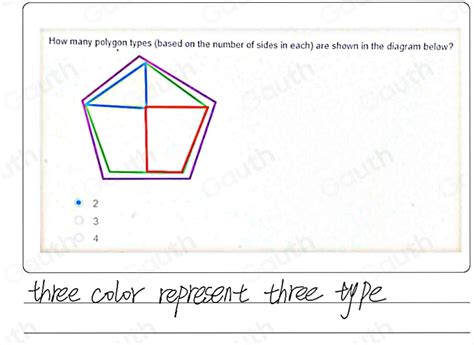 Solved How Many Polygon Types Based On The Number Of Sides In Each Are Shown In The Diagram