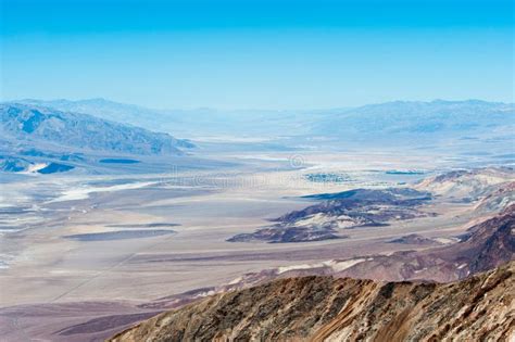 Dante`s View At Death Valley National Park In Usa Nevada Stock Image