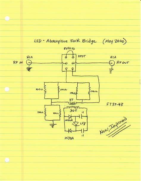 Trail Friendly Radio Extra Schematic Of Led Absorptive Swr Bridge