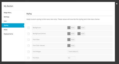 How To Create Buttons Using Max Mega Menu Pro Max Mega Menu