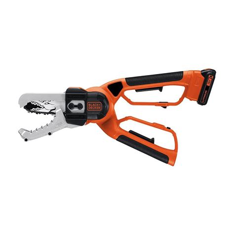 Black And Decker 18v Cordless Alligator Lopper Chainsaw With 20ah Lithium Ion Battery And Charger