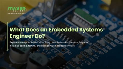 What Does An Entry Level Embedded Systems Engineer Do Maven Silicon