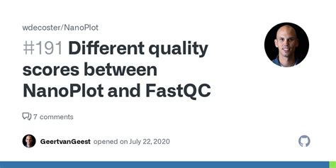 Different Quality Scores Between Nanoplot And Fastqc · Issue 191 · Wdecoster Nanoplot · Github
