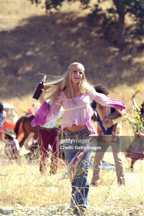 Singer Britney Spears Takes Part In A New Pepsi Commercial In This