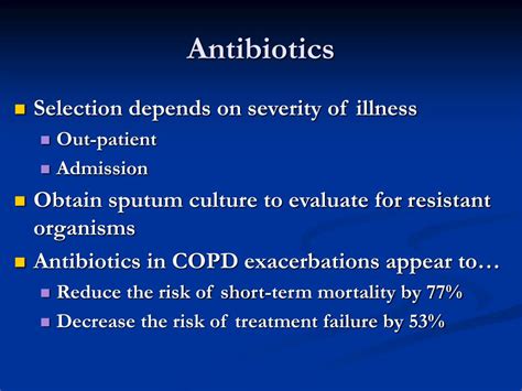 Ppt Copd A Management Plan For Acute Exacerbations Of This Chronic Illness Powerpoint