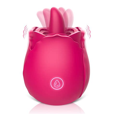 Updating Version Rose Tongue Licking Vibrating Toy